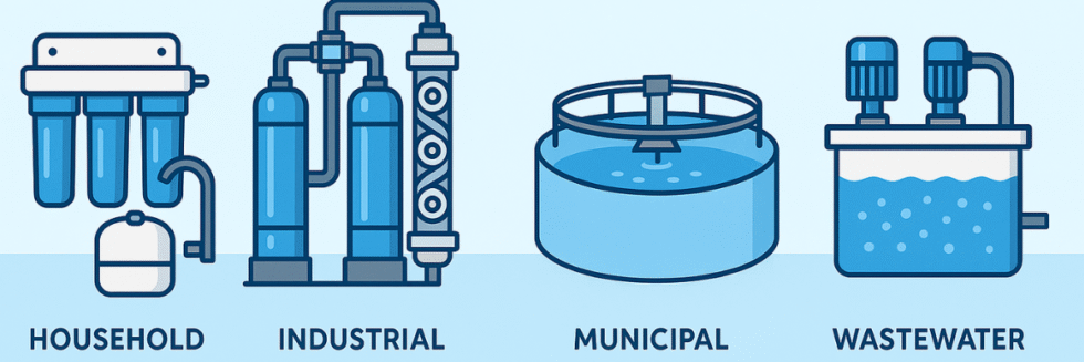 Different Types of Water Treatment Systems